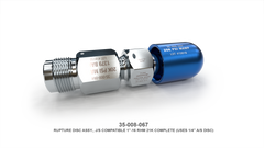 20K psi RUPTURE DISC HOLDER, 1"-16 (PORT STYLE) – Advanced Pressure Systems