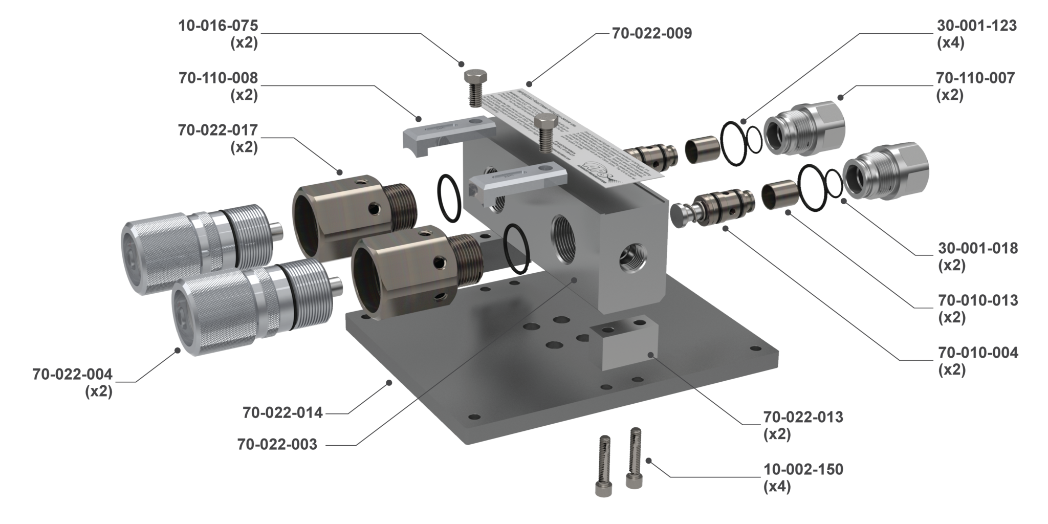 15K psi FLOW DIVIDER VALVE – Advanced Pressure Systems