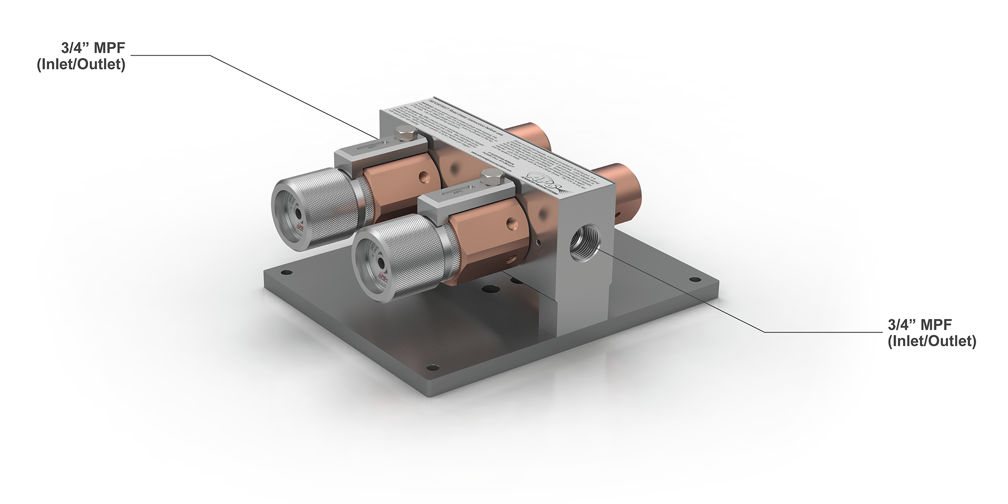 20K psi FLOW DIVIDER VALVE – Advanced Pressure Systems